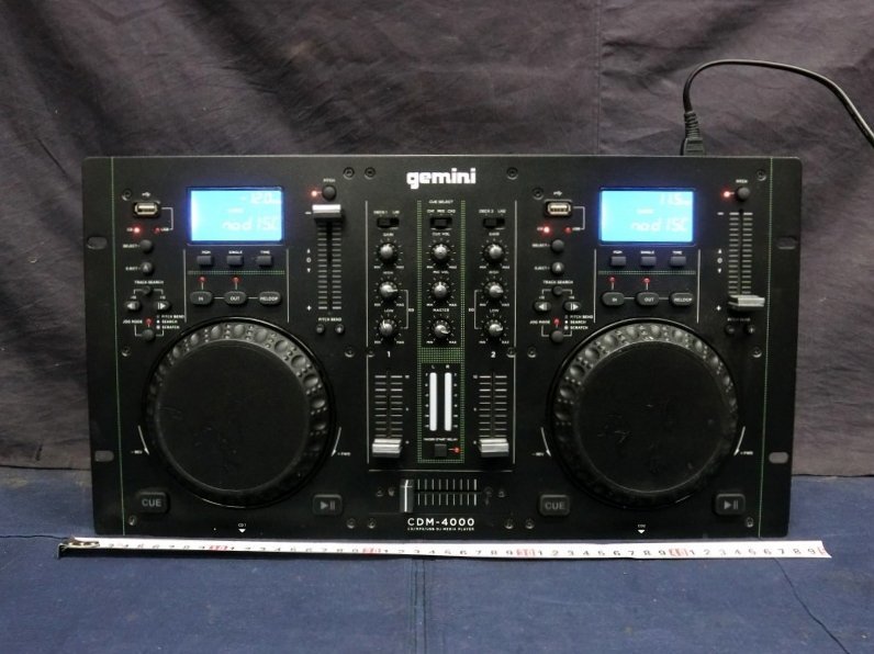【傷や汚れあり】A2386 GEMINI ジェミナイ / CDMP-6000 / デュアルCDJプレーヤー の落札情報詳細| ヤフオク落札価格 ...