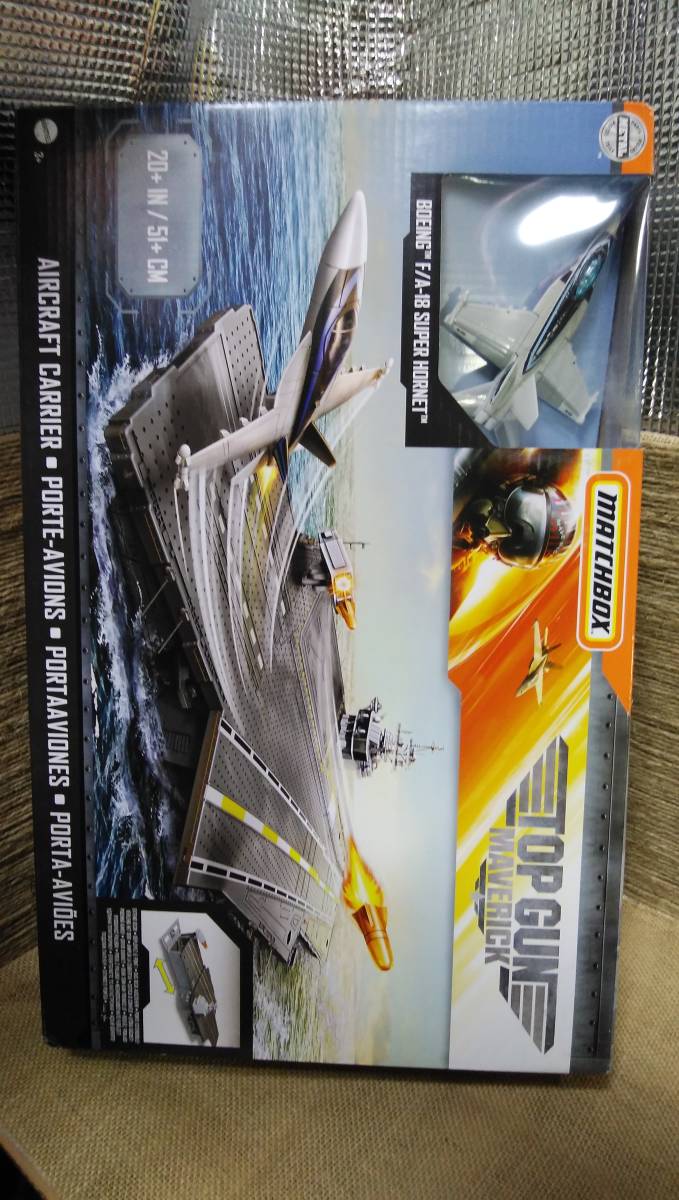 【未使用】☆Matchbox Top Gun MAVERICK Aircraft Carrier マッチボックス マーベリック トップガン2 ...