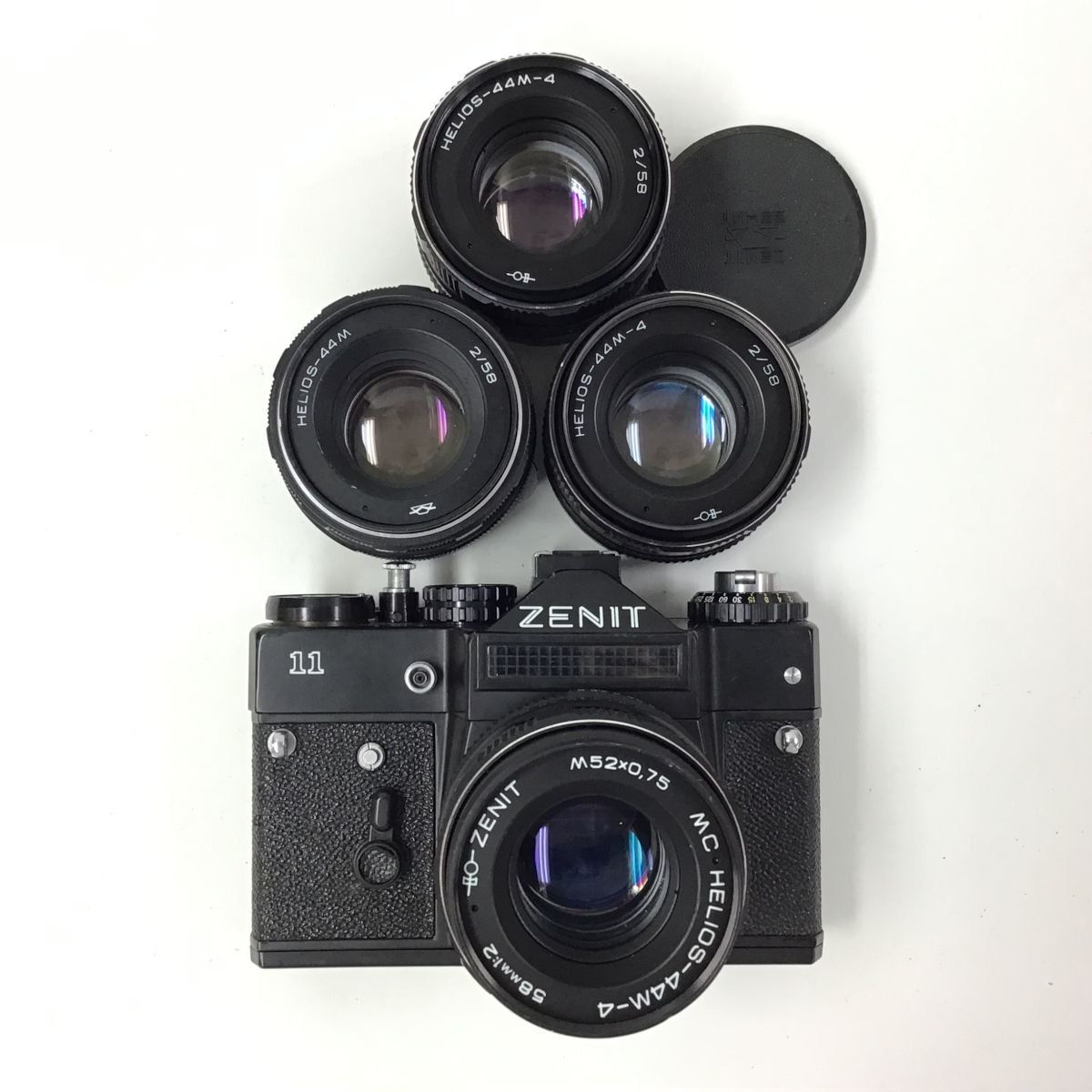 【傷や汚れあり】ロシア KMZ製 ZENIT 11 + HELIOS 58mm F2 M42マウント 他 ボディ レンズ 計 5点セット まとめ ジャンク品 [5067TMC]の落札情報詳細 ...