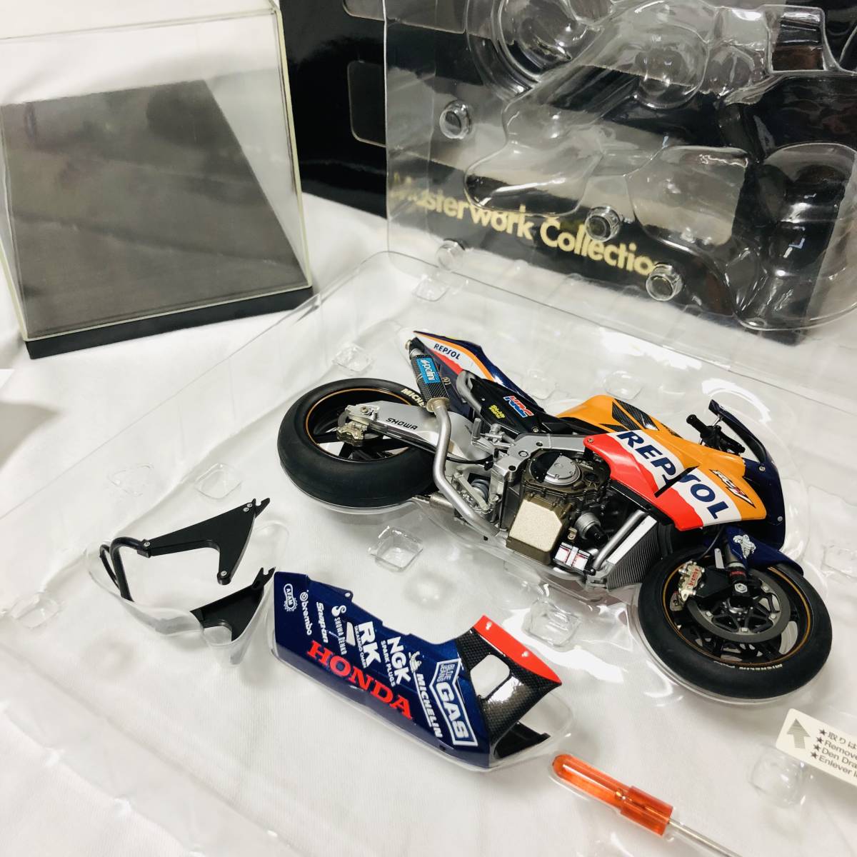 【未使用に近い】Honda RC211V TAMIYA 1/12 Master Work Collection タミヤ 1/12 マスター ...