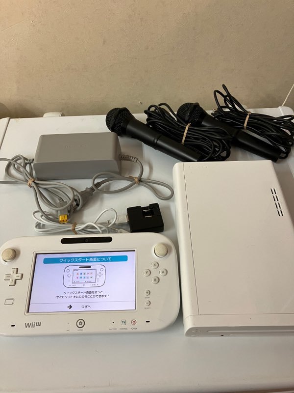 【全体的に状態が悪い】ジャンク品 Wii U WUP-001 カラオケマイク付 初期化済みの落札情報詳細 - ヤフオク落札価格検索 オークフリー