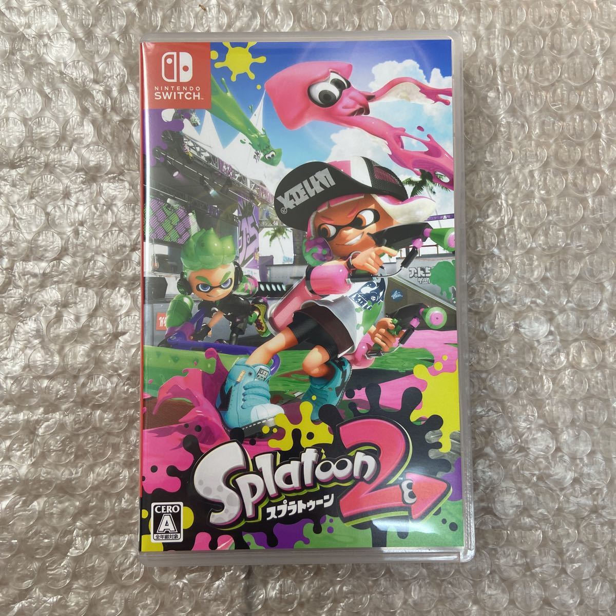 【目立った傷や汚れなし】美品 スプラトゥーン2 Splatoon2 Nintendo Switch ソフト ニンテンドースイッチ ゲーム 有機EL カセット 3 カービィ ポケモン ...