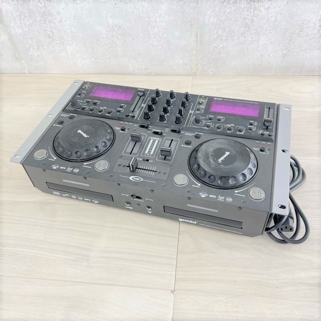 【やや傷や汚れあり】DJミキサー 【中古品】動作保証 GEMINI ジェミナイ CDMP-6000 DJミキシングコンソール CDJ ...