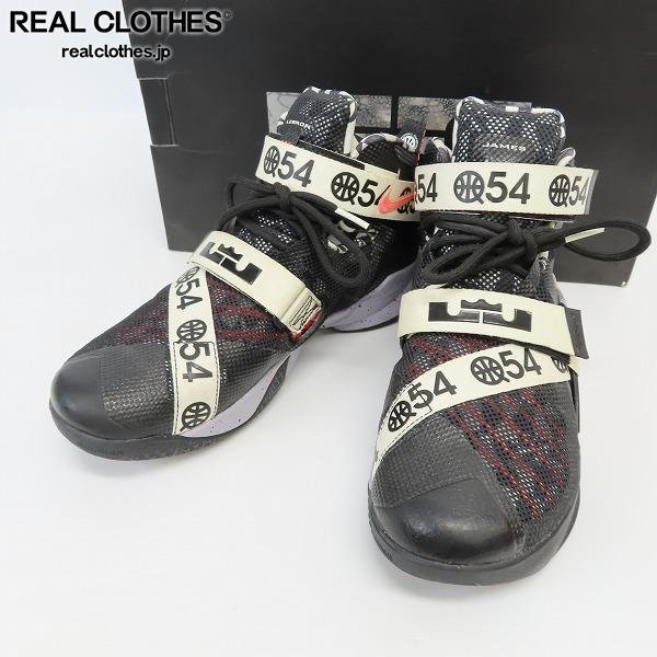 【新品】★NIKE LEBRON SOLDIER IX FLYEASE (GS) 黒 24.0cm ナイキ レブロンソルジャー 9 フライ ...