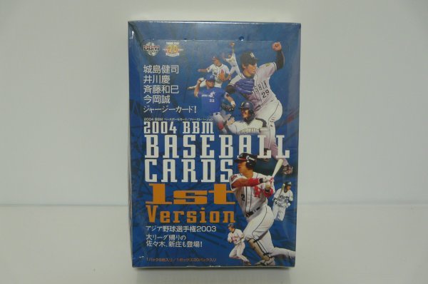 【未使用】【未使用・未開封】 2004 BBM ベースボールカード ファーストバージョン 1BOX 30パック BASEBALL 1st Version アジア野球選手権2003の落札情報詳細 ...