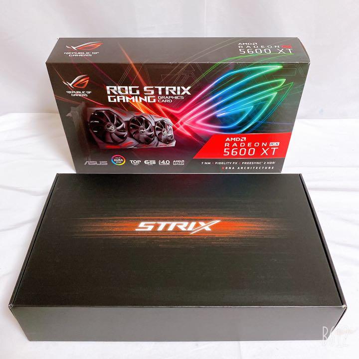 【目立った傷や汚れなし】ASUS ROG-STRIX-RX5600XT-T6G-GAMING ASUS AMD RX 5600 XT 搭載 ...