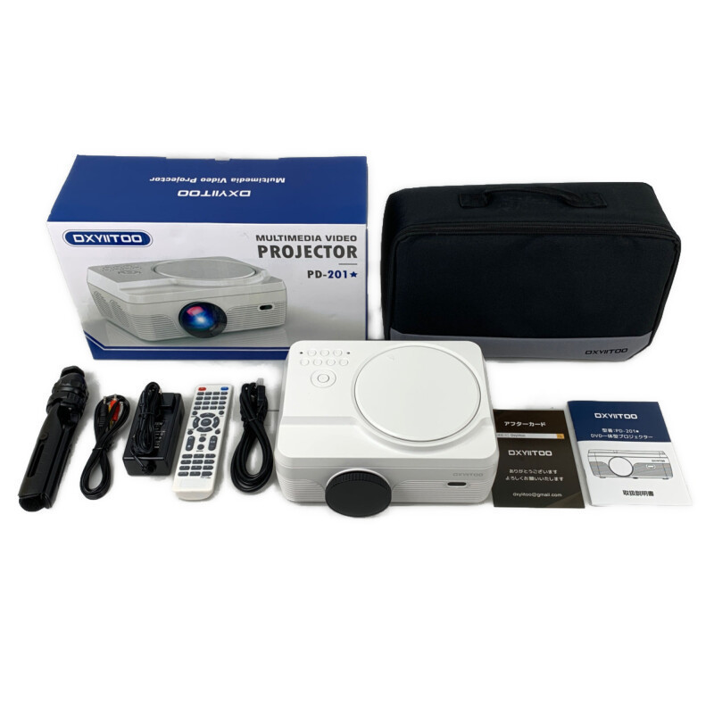 【やや傷や汚れあり】OTO【中古美品】 Dxyiitoo MULTIMEDIA VIDEO PROJECTOR PD-201 ...