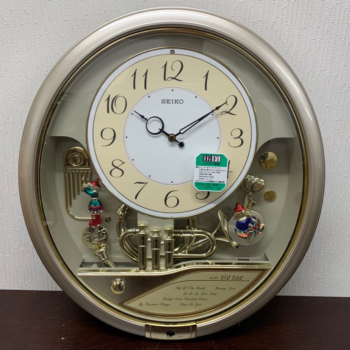 t0606 SEIKO セイコー AM-609 掛け時計 zig zag メロディ 現状品 の落札情報詳細| ヤフオク落札価格情報 オークフリー