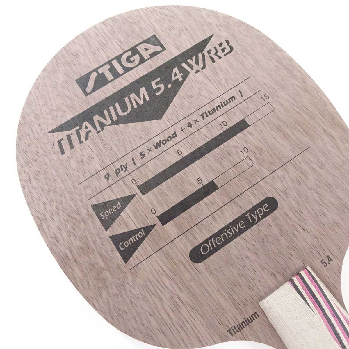 【未使用】【中古・未使用品】スティガ チタニウム 5.4 WRB TITANIUM 中国式ペン 卓球ラケット STIGAの落札情報詳細 ...
