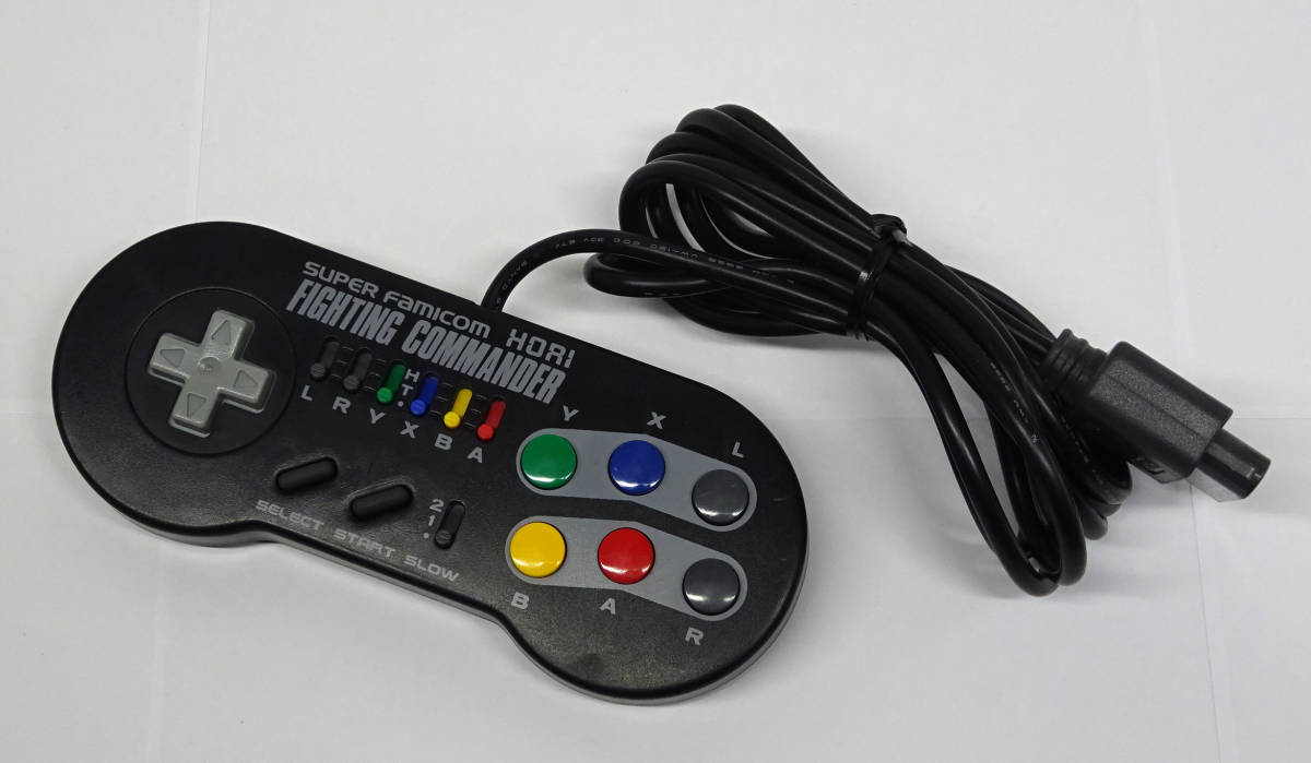 【やや傷や汚れあり】 HORI スーパーファミコン ファイティングコマンダー FIGHTING COMMANDER 動作OK の落札情報詳細 - ヤフオク落札価格検索 オークフリー