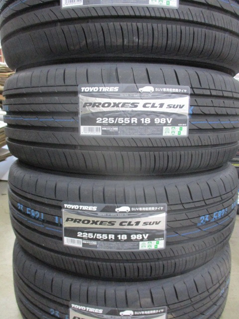 【未使用】★【2022年製】TOYO PROXES CL1 SUV 225/55R18 225/55-18 夏用 トーヨー プロクセス シーエルワン 4本価格4本送料税込み￥57000～ の ...