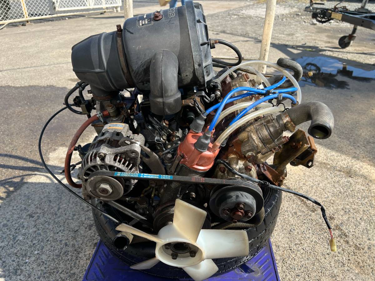 【やや傷や汚れあり】【売り切り】スズキ ジムニー SJ30 昭和59年式 後期 エンジン ハーネス付き フルトラ JA11 JA71 JA12 JA22 SJ30 JB31の落札情報詳細 ...