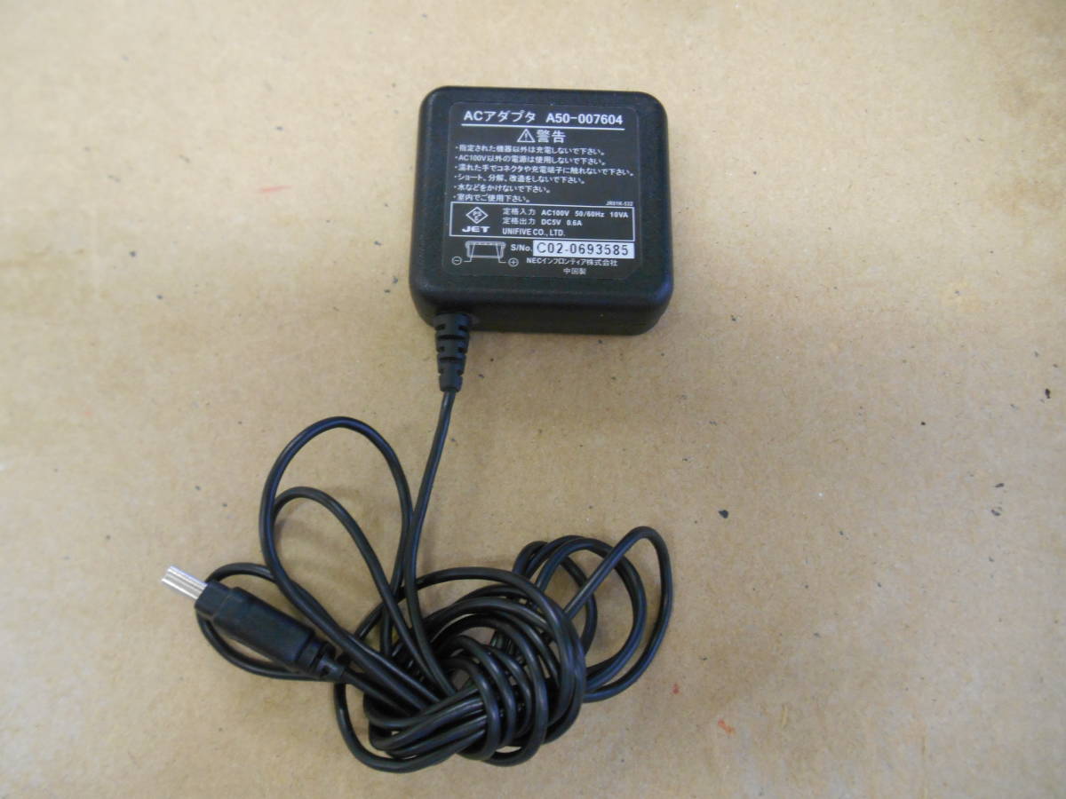 【傷や汚れあり】NEC ACアダプタ A50-007604 5V=0.6A (17の落札情報詳細 - ヤフオク落札価格検索 オークフリー