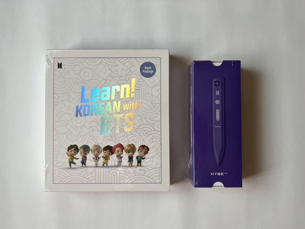 【未使用】BTS公式ショップ購入 MotiPen Learn! KOREAN with BTS Book ONLY Package ...