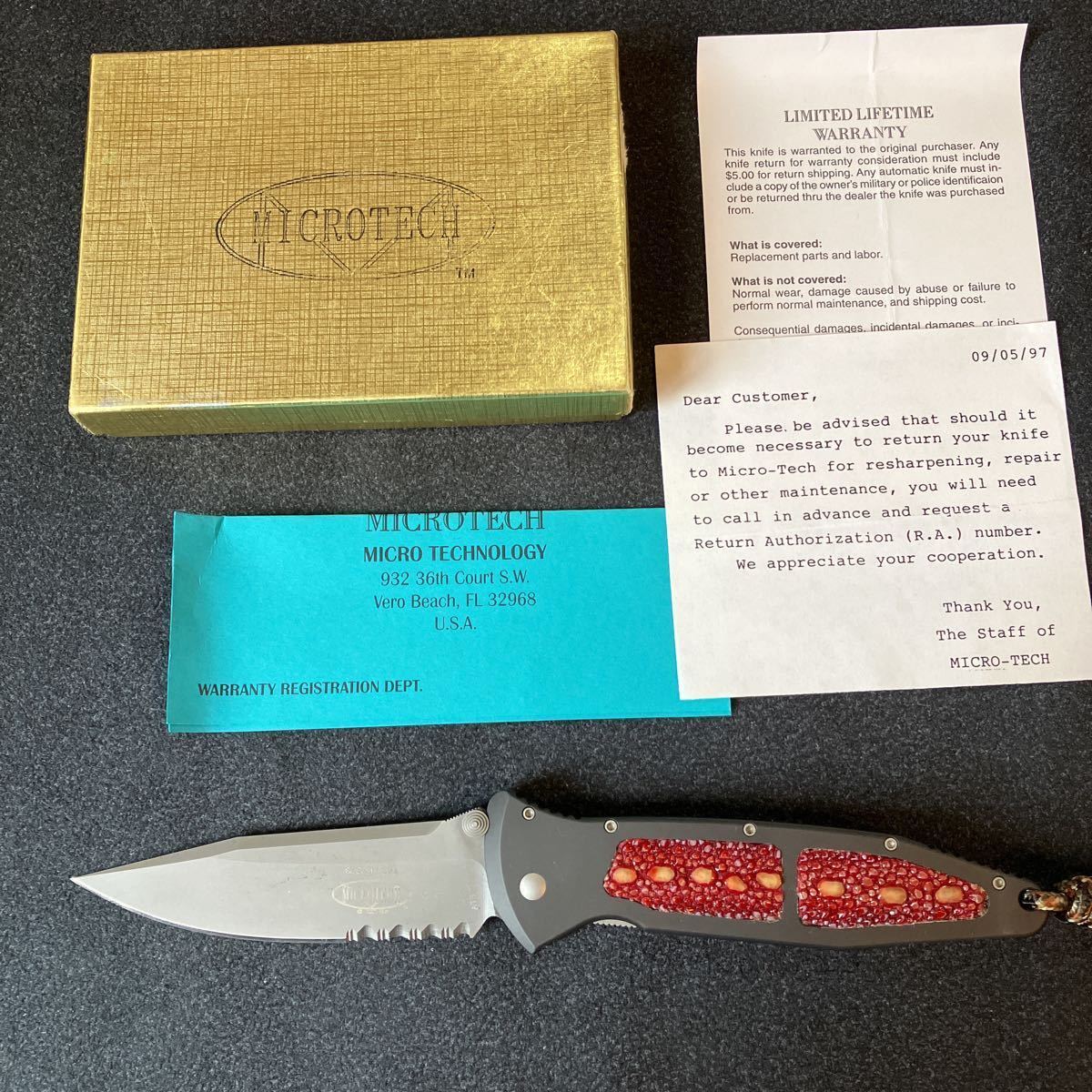 【やや傷や汚れあり】Microtech Socom MA 12/97 Stingray inlaysの落札情報詳細 - ヤフオク落札価格情報 オークフリー