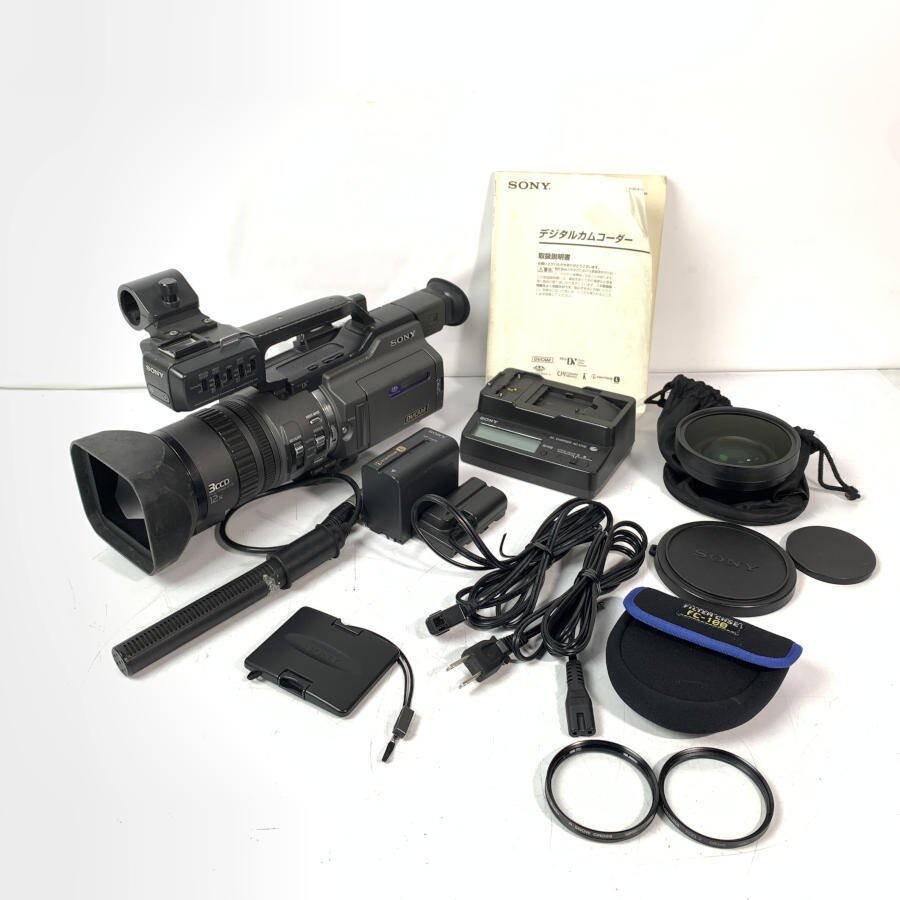 【全体的に状態が悪い】SONY DSR-PD150 ソニー デジタルカムコーダー 電源コード/ACアダプター/バッテリーコード/バッテリー他 ...