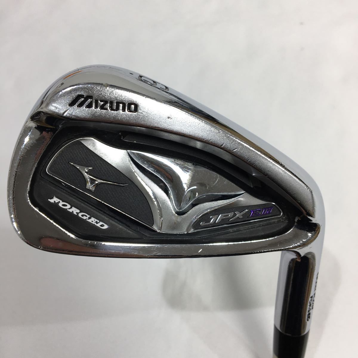 【傷や汚れあり】【即決価格】6番単品アイアン ミズノ JPX E3 FORGED / MCI60R / 26度：硬さR：37.25in：C-7 ...