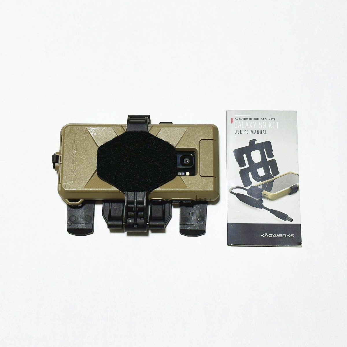 【やや傷や汚れあり】実物 KAGWERKS SAMSUNG Galaxy S9 KIT USAF PJ CCT JTAC TACP GREEN ...