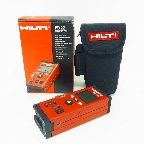 【傷や汚れあり】S136-Y15-1247 HILTI ヒルティ PD22 レーザー距離計 箱付き 現状品③ の落札情報詳細| ヤフオク落札 ...