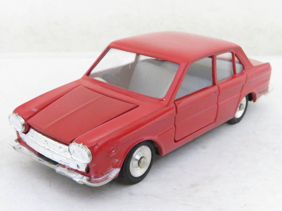 【傷や汚れあり】ATC MODEL PET CEDRIC SPECIAL 日産 130セドリック スペシャル 赤 難有 箱無 1/42 日本製 ...