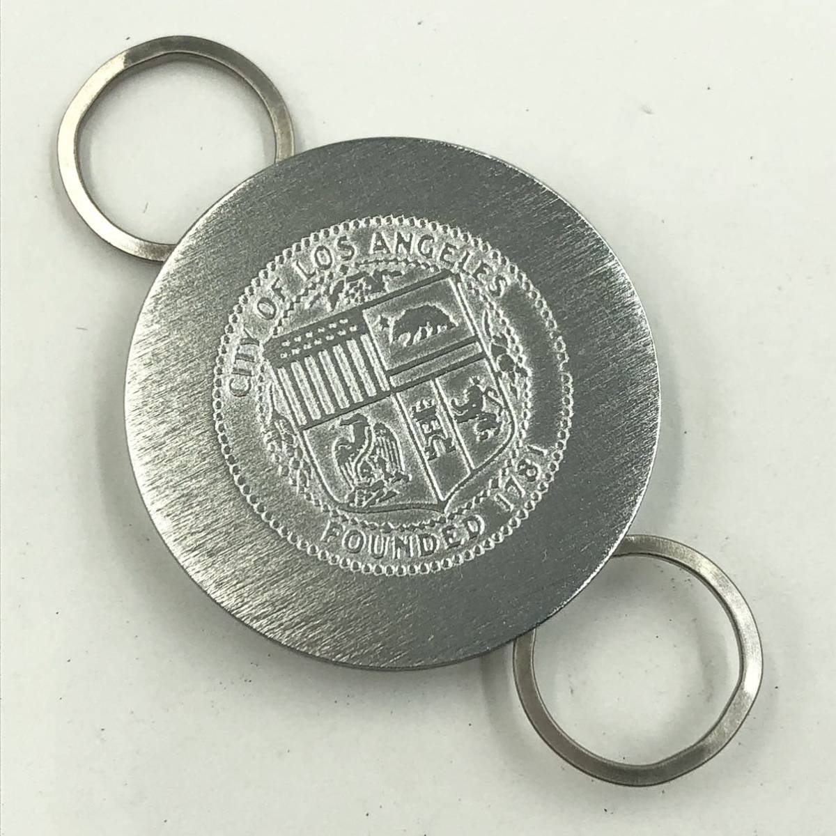 【未使用】12TK 未使用!!★ZIPPO Los Angeles Key ring★ジッポー ロサンゼルス キーホルダー 鍵 カギ ...