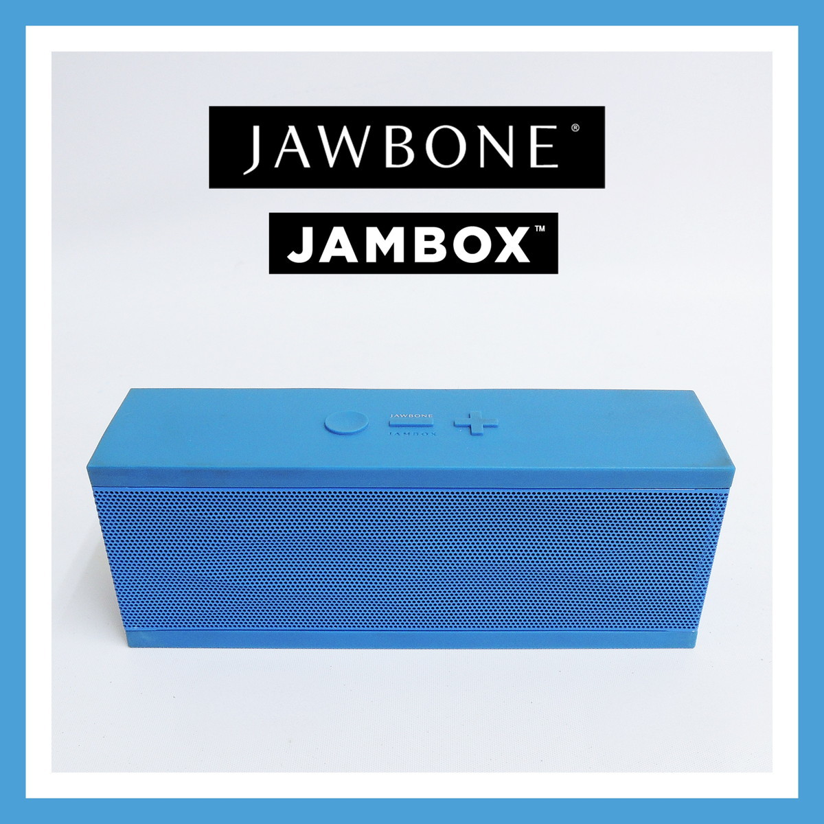 【やや傷や汚れあり】【即決!早い者勝ち!】 JAWBONE JAMBOX Bluetooth スピーカー ジョウボーン ジャムボックス ブルー系 ブルートゥースの落札情報詳細 - ヤフオク落札 ...