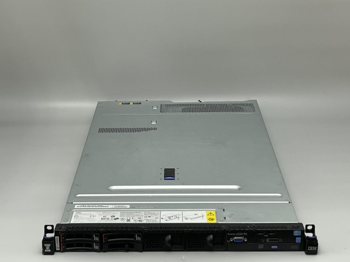 【傷や汚れあり】★1円スタート★IBM System x3550 M4 Xeon E5-2609 2.4GHz メモリ64GB★現状引き渡し★ ...