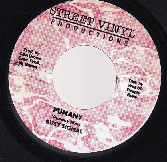 【やや傷や汚れあり】[Punanny / Answer Riddim] Busy Singal - Punany / I Wayne ...