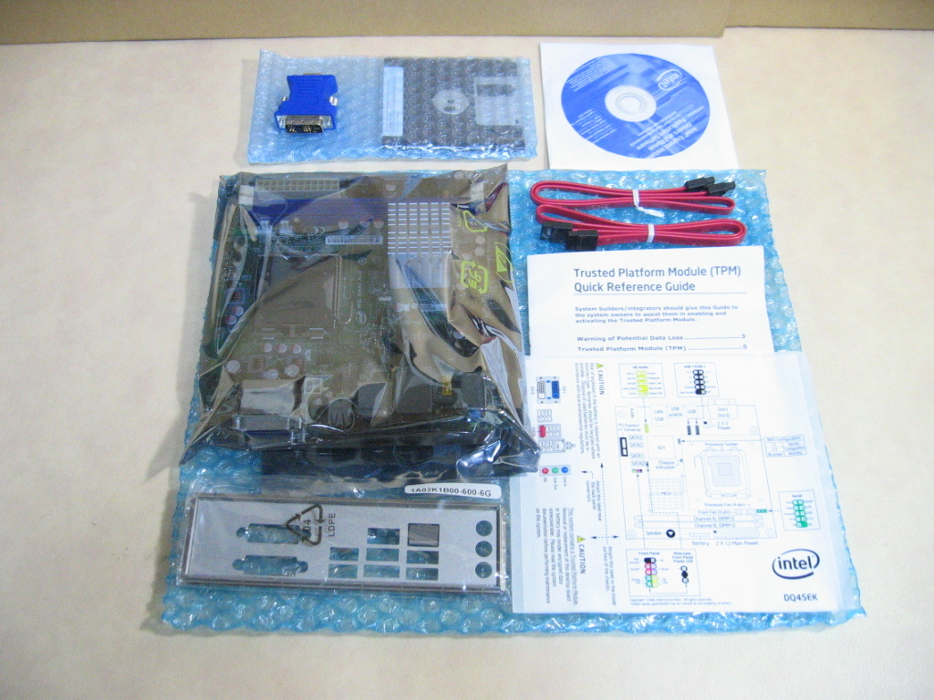 【未使用】バルク未使用品 intel DQ45EK Mini-ITX マザーボード / LGA775 / Q45 / DDR2 の落札情報詳細 ...