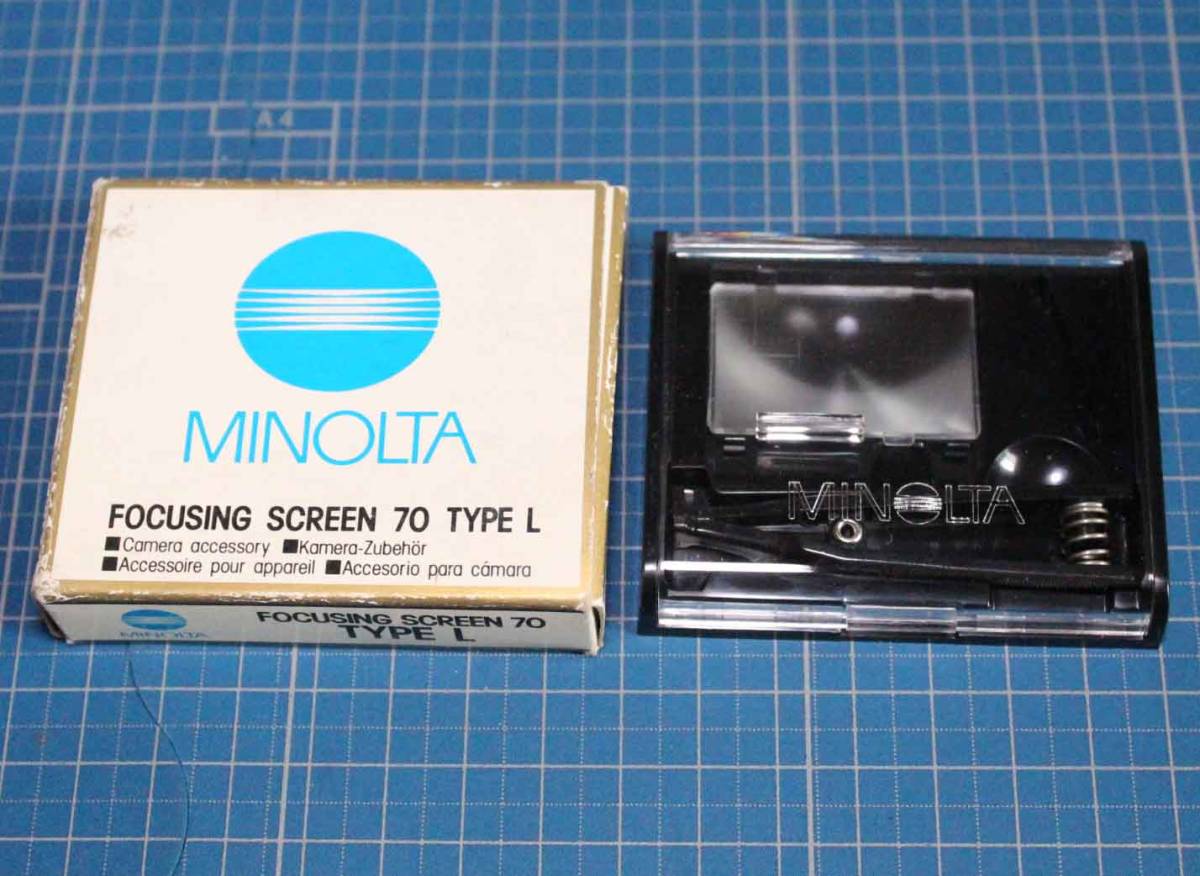 【未使用】MINOLTA ミノルタ FOCUSING SCREEN 90/70 TYPE PM 取説付 M-FS-842 の落札情報詳細 ...