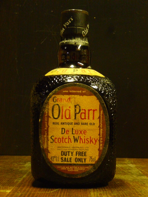 【未使用】Grand「Old Parr」1970年代後半～流通 オールドパー Deluxe 「REAL ANTIQUE AND RARE ...