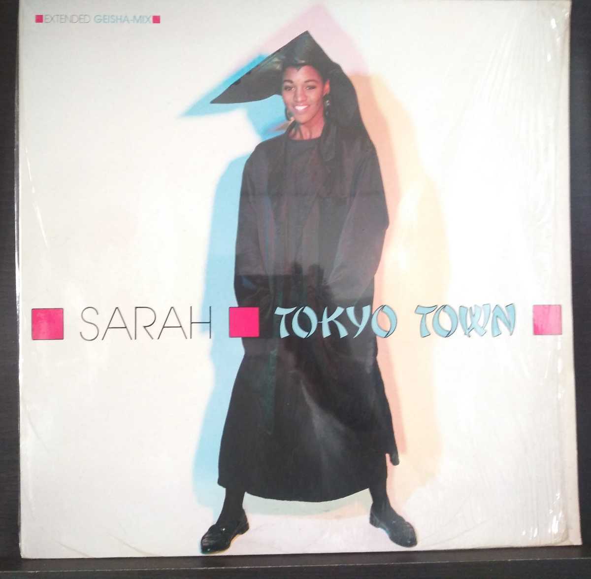 【やや傷や汚れあり】12inch【 Sarah / Tokyo Town 】12インチ シングル HI-NRG ユーロビート マハラジャ 東亜 ...