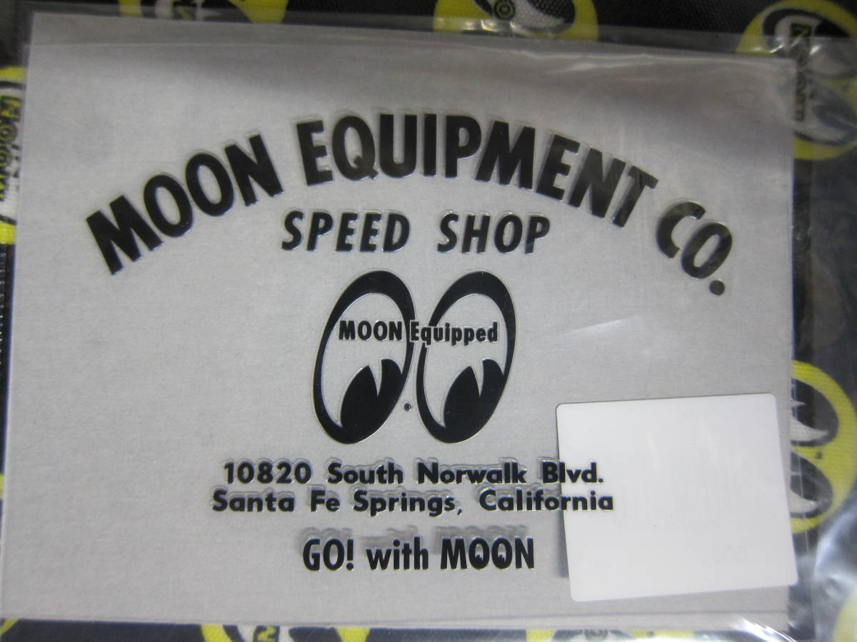 【未使用】送料85円 MOON EQUIPMENT SPEED SHOP デカール MOONEYES ステッカー BK の落札情報詳細 ...