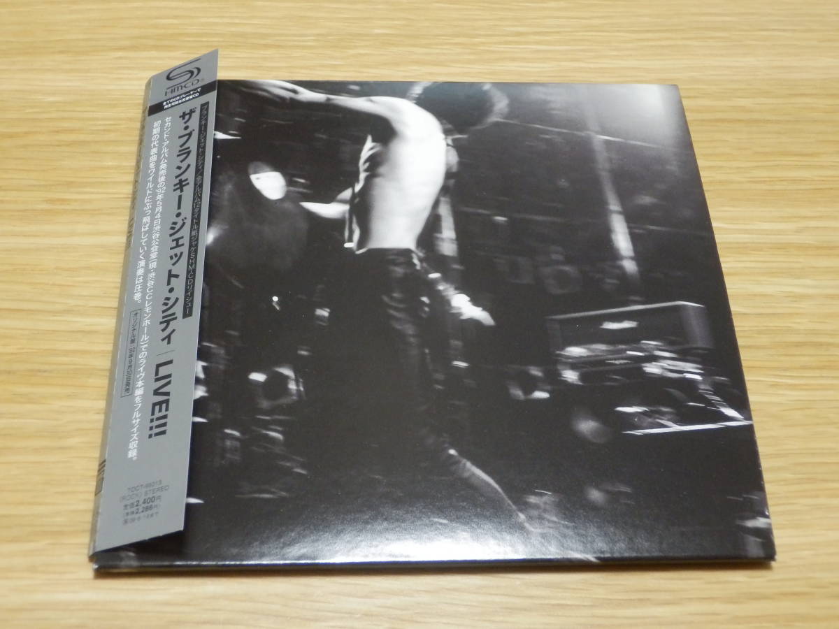 【目立った傷や汚れなし】THE BLANKEY JET CITY「LIVE!!!」ライヴ ライブ 紙ジャケット仕様 SHM-CD 紙ジャケ ...