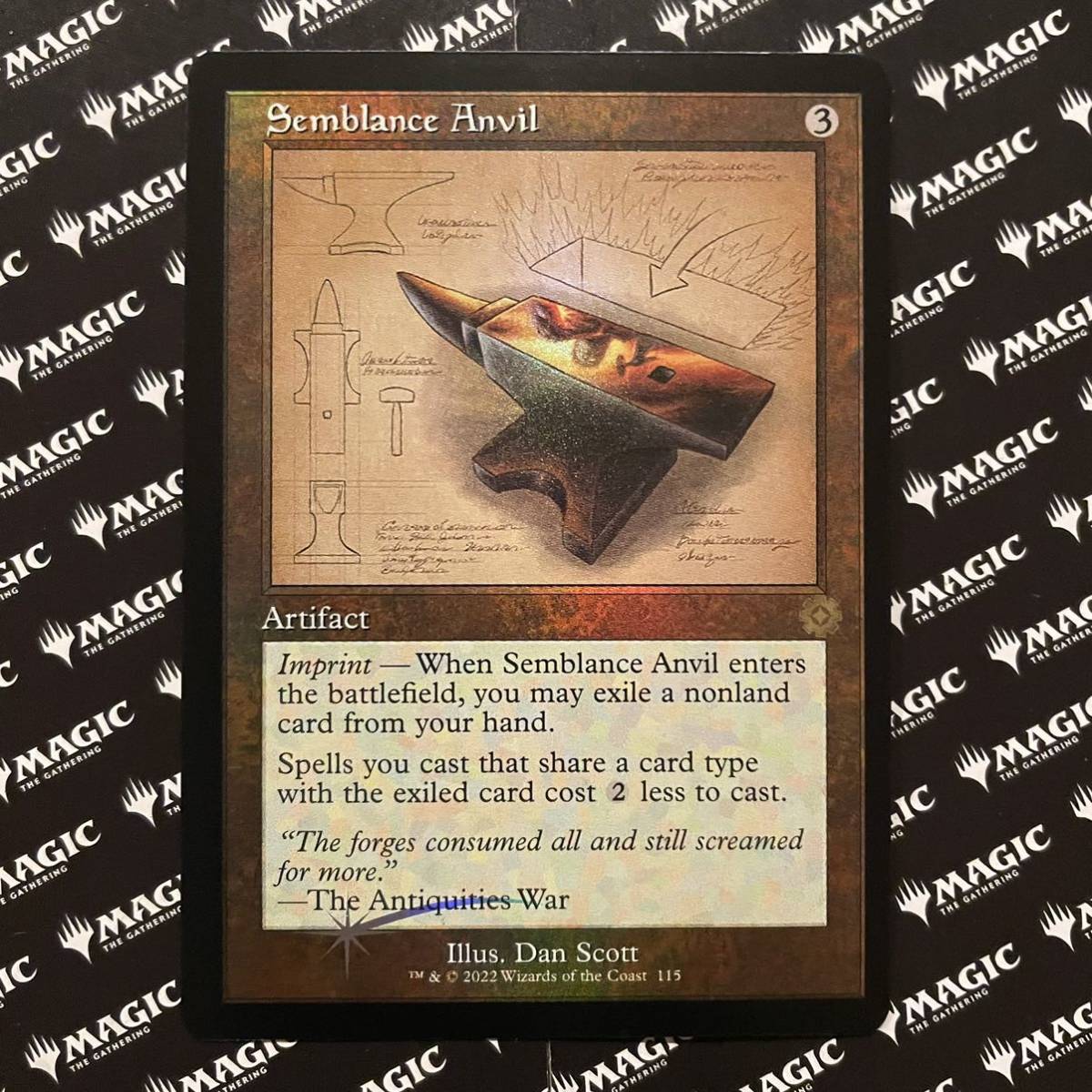 【未使用に近い】【Foil】 設計図 《類似の金床/Semblance Anvil》[BRO-Retro] 茶R 兄弟戦争 英語の落札情報詳細 ...