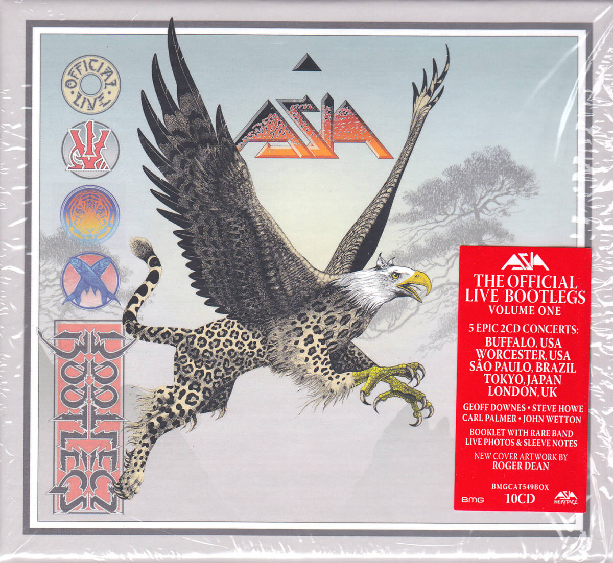 【未使用に近い】ASIA / THE OFFICIAL LIVE BOOTLEGS, VOLUME ONE (10CD) 開封済み半シールド ...