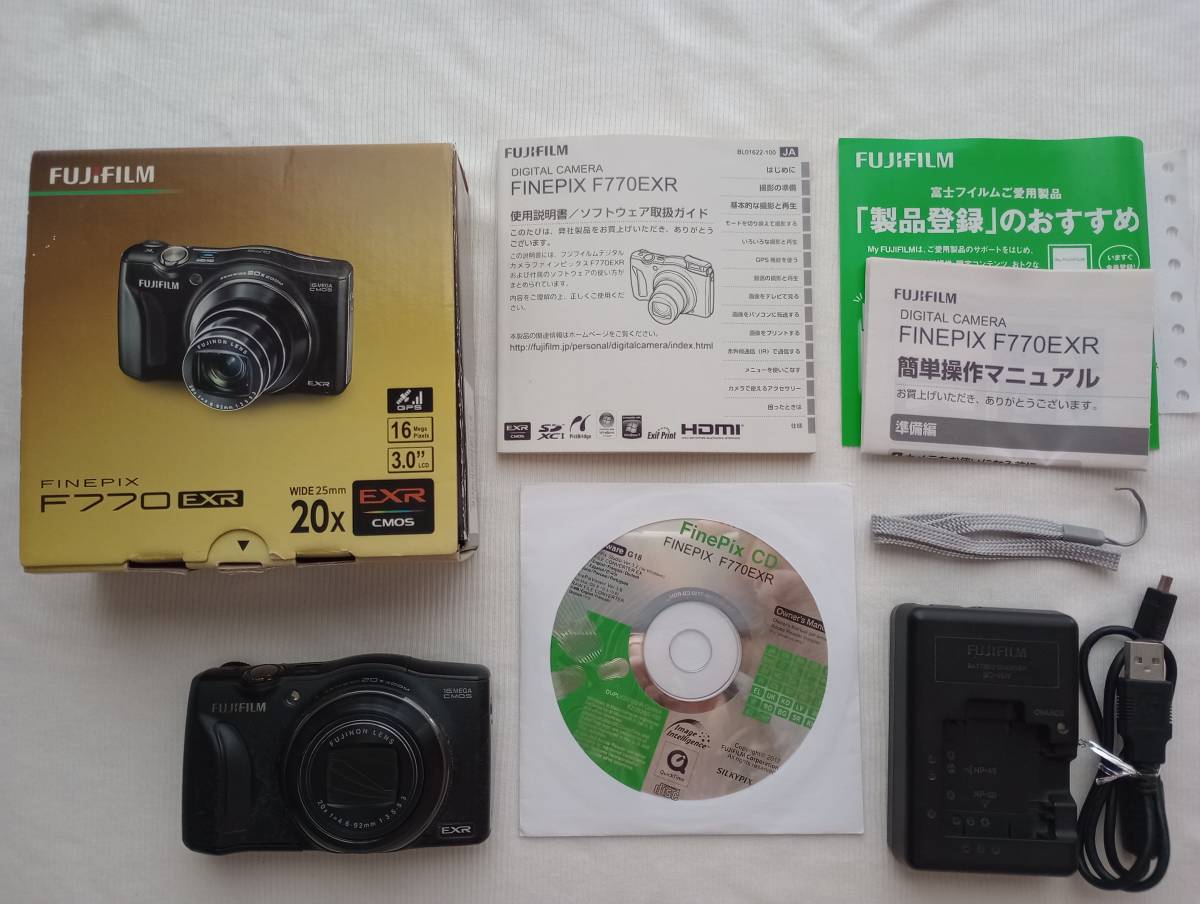 【傷や汚れあり】【動作品】富士フィルム コンパクトデジタルカメラ FUJIFILM Fine Pix F770 EXR Digital ...