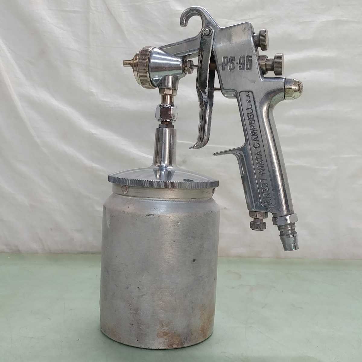 【傷や汚れあり】アネスト岩田/IWATA 吸い上げ式 スプレーガン PS-95 エアースプレーガン の落札情報詳細 - Yahoo!オークション落札価格検索 オークフリー