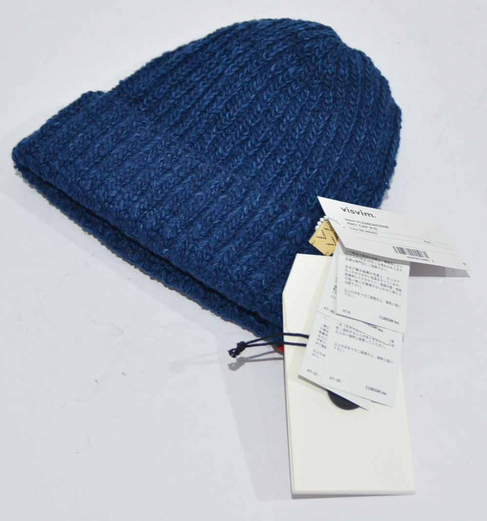 【未使用】新品 限定 visvim 22AW KNIT CAP N.D. ニットキャップ DK.INDIGO Y-315085の落札情報詳細 ...