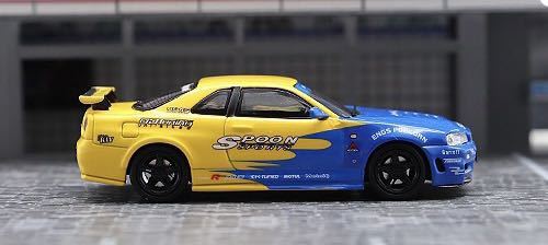 【未使用】1/64 Ghost Player X Stance Hunters Nissan Skyline GT-R R34 SPOON ...