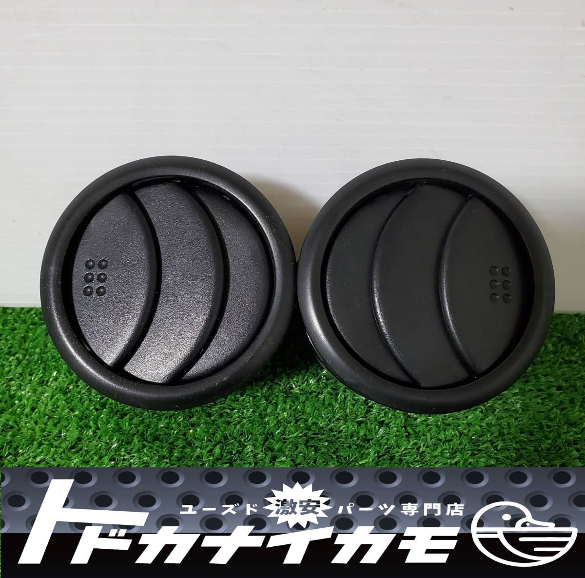 【目立った傷や汚れなし】スズキ純正 ジムニー ABA-JB23W ラパン HE21S エアコン A/C 吹き出し口 ルーバー 73610 ...