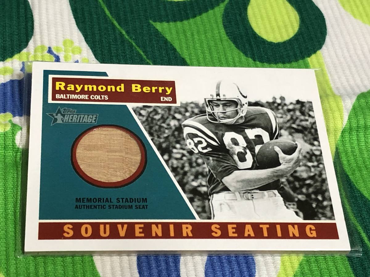 【やや傷や汚れあり】NFL 2001 TOPPS HERITAGE SOUVENIR SEATING STADIUM SEAT RAYMOND ...
