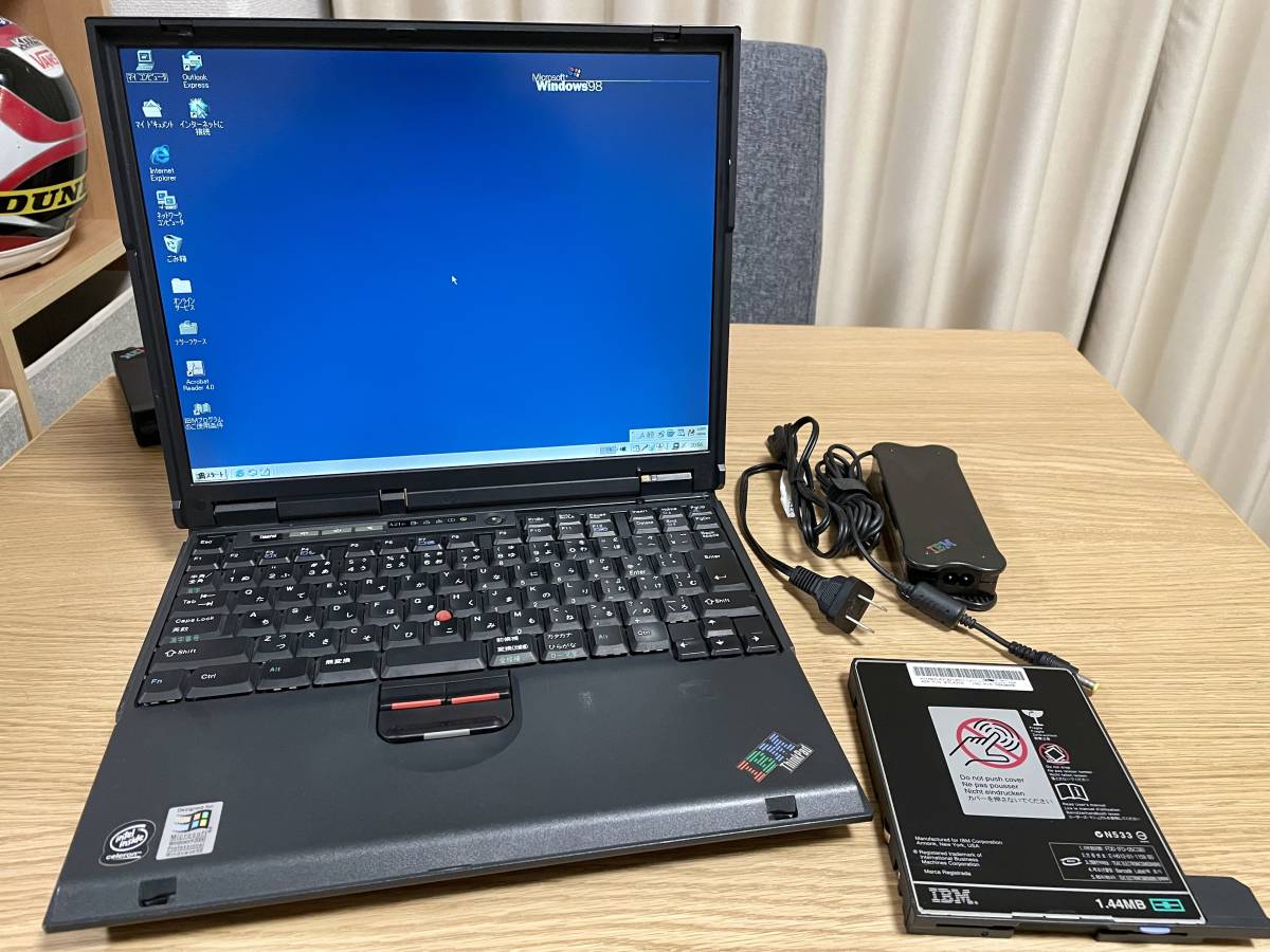 【傷や汚れあり】IBM ThinkPad A21e 2655-42J Cel700MHz/20GB HDD/128MB RAM/CD-ROM ...