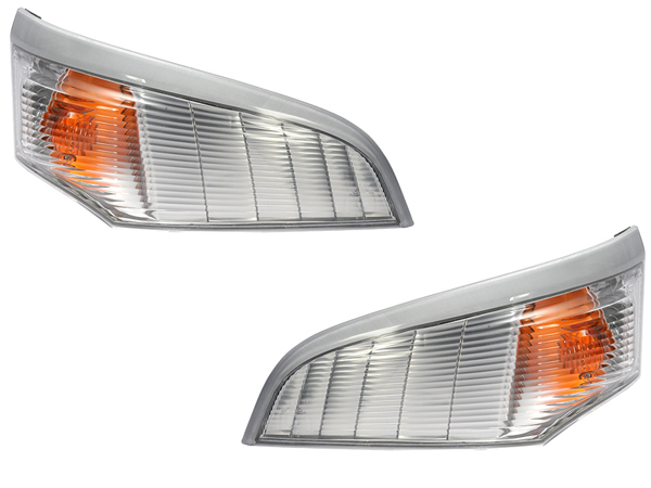 【未使用】DEPO 三菱ふそう ジェネレーションキャンター 平成14年7月～平成22年10月 純正タイプ ウインカー ランプ ライト 左右 ...