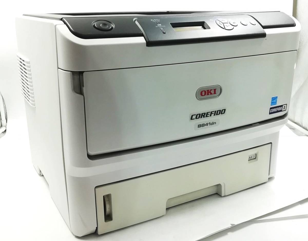 【やや傷や汚れあり】【印刷OK】OKI COREFIDO B841dn A3 モノクロ レーザー プリンター 印刷枚数5717枚 一週間返品保証 代引き不可【H23022450】の落札情報詳細 ...