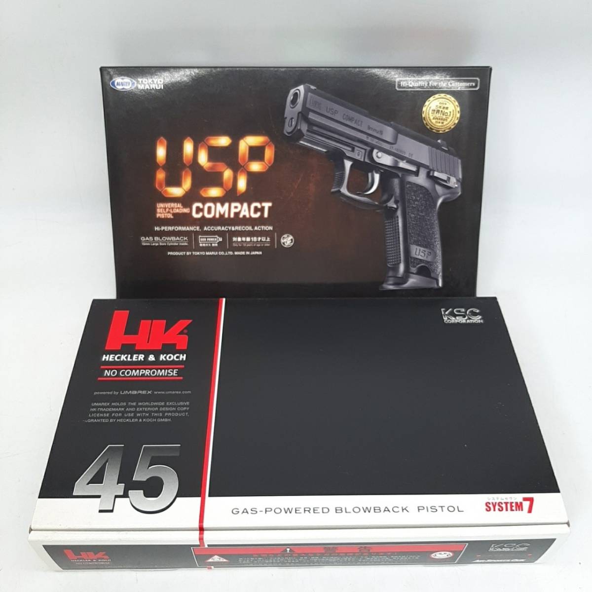 【傷や汚れあり】s45【1円スタート】 ASGK JASG ガスガン まとめ 東京マルイ H&K USP COMPACT コンパクト KSC HK45 HK45スライドHW 動作品の落札情報 ...