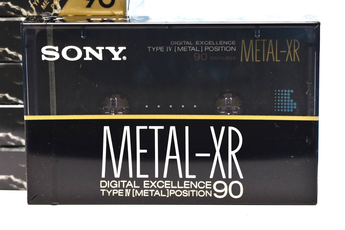 【やや傷や汚れあり】未開封 SONY MATAL-XR 90 メタルカセットテープ Metal Position TYPE IV メタルテープ ...