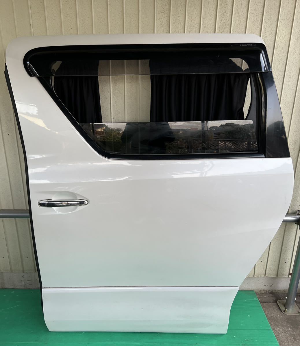 【やや傷や汚れあり】21 トヨタ ANH20W 20 ヴェルファイア アルファード 左 パワー スライドドア 070 パールの落札情報詳細 ...
