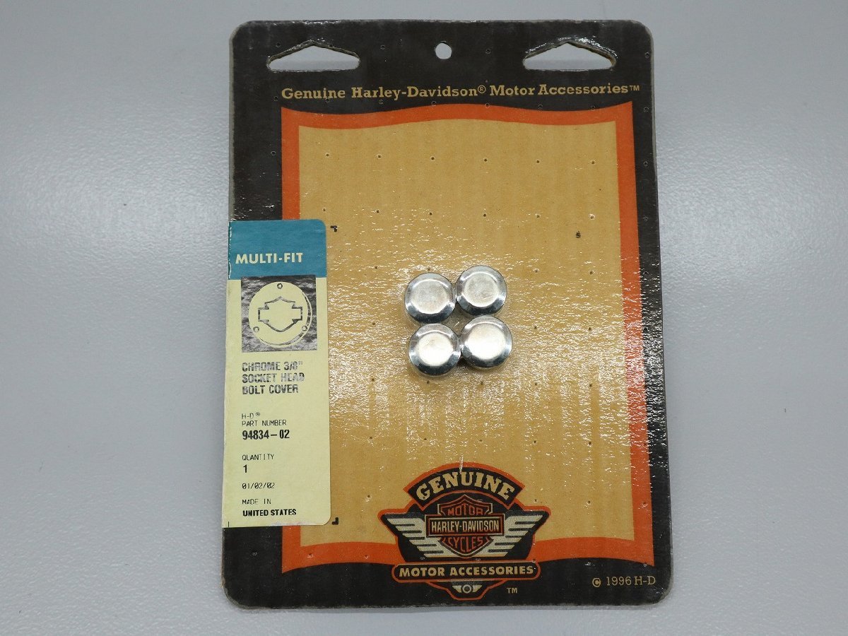【未使用に近い】ハーレー 純正 3/8 クローム ボルト カバー 94834-02 230302AJ0080の落札情報詳細 - ヤフオク落札 ...