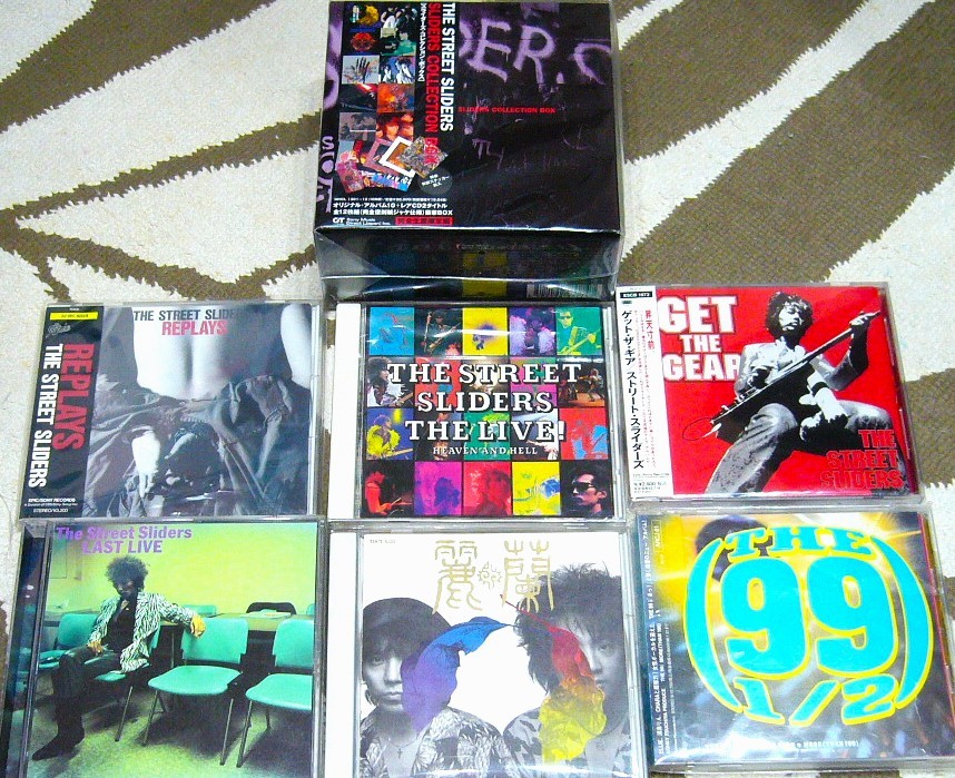 【未使用】限定 グラス付 21枚 ストリート スライダーズ The Street Sliders Collection Box スライダーズ コレクション ボックス LIVE ライブ ROX ...